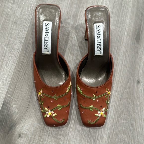 Sam & Libby | Shoes | Brigit Embroidered Mule | Poshmark